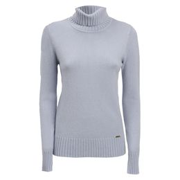 Influencer Pullover Damen Gr&ouml;&szlig;e L grau