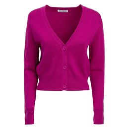 Influencer Pullover Damen Gr&ouml;&szlig;e L fuchsia