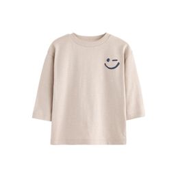 next Shirt Jungen Gr&ouml;&szlig;e 74 beige / royalblau