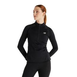 New Balance Athletics Heat Grid Half Zip Shirt Damen