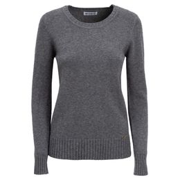 Influencer Pullover Damen Gr&ouml;&szlig;e M grau