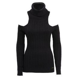 Influencer Pullover Damen Gr&ouml;&szlig;e S schwarz