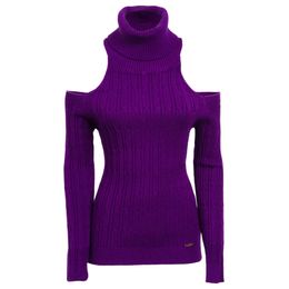 Influencer Pullover Damen Gr&ouml;&szlig;e S lila