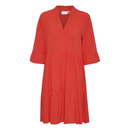 Saint Tropez Kleid 'Eda' Damen Gr&ouml;&szlig;e 40 neonrot Winterkleid