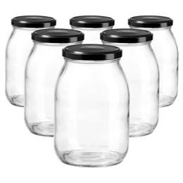 Ritzenhoff & Breker Ritzenhoff & Breker Einmachgl&auml;ser Kitchen Love 1 l 6er Set