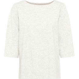 Heine Witt Damen 3/4-Arm-Shirt mit Rundhals-Ausschnitt, ecru, Gr&ouml;&szlig;e 46