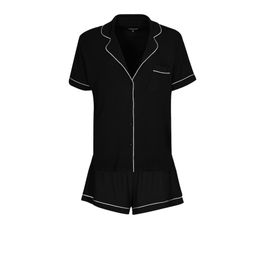 Loungeable Short Pajama Set female Black size S