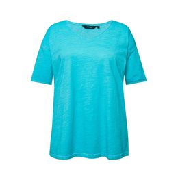 Ulla Popken Shirt female Blue size 62-64