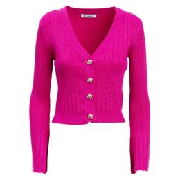 Influencer Knit Cardigan female Pink size M