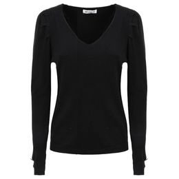 Influencer Pullover Damen Gr&ouml;&szlig;e S schwarz