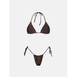 Enrage Swimsuit 'TARTAN' female Brown size M