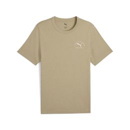 Puma T-Shirt Herren Gr&ouml;&szlig;e M beige / wei&szlig;