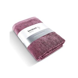 Herzbach Home Shower Towel male Purple size 80x200 cm