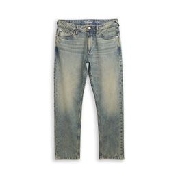 Tom Tailor Denim Herren TTWAYLEN RELAXED Jeans in gewaschener Optik, blau, Uni, Gr. 32/32
