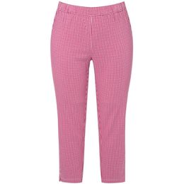 Ulla Popken Hose 'Sienna' Damen Gr&ouml;&szlig;e 62 pink / wei&szlig;