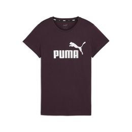 Puma Sportshirt 'Essentials+' Damen Gr&ouml;&szlig;e S aubergine / wei&szlig;
