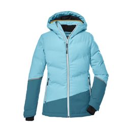 Killtec Mädchen Skijacke "KSW 178 GRLS SKI QLTD JCKT", blau, Gr. 140, Oberstoff: 100% Polyester, Futter: 100% Polyester, Wattierung: 100% Polyester,
