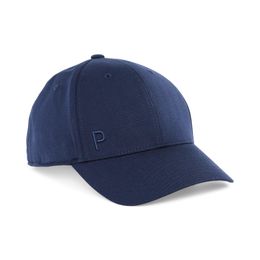 Puma Damen Flex Cap "Sport P Golf Cap Damen", blau, unifarben, Obermaterial: 80% Polyester, 4% Elasthan, 16% Viskose; Futter: 13% Baumwolle, 87%