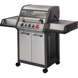 Gasgrill Enders, B:143,5cm H:118,5cm T:58cm, silber, Garten, Grills, "Monroe Pro 3 SIK Turbo", BxTxH: 144x58x119 cm