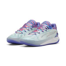 Puma Damen Sneaker "Stewie 4 Prism Basketballschuhe Damen", Gr. 42, blau, Obermaterial: Textil, Synthetik; Futter: Textil; Innensohle: Textil;