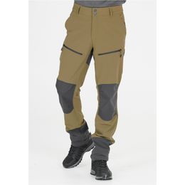 WHISTLER Herren Softshellhose "Avatar", braun, Gr. XXXL, unifarben, 91% Polyester, 9% Elasthan, Hosen, in wetterfester Anfertigung mit Stretchfunktion
