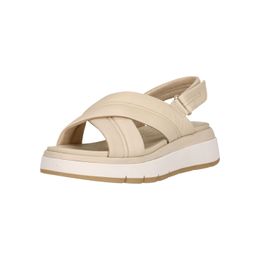 Clarks Damen Sandale "Tuscan", Gr. 39, wei&szlig;, Leder, Schuhe, mit besonders flexibler und leichter Sohle