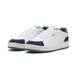 Puma Damen Sneaker "Court Classico Sport Sneakers Erwachsene", Gr. 42,5, blau, Obermaterial: Synthetik, Leder; Futter: Textil; Innensohle: Textil;