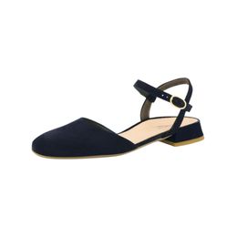 Paul Green Damen Slingpumps "Paul Green Pumps Leder", Gr. 39, blau, Leder, Schuhe