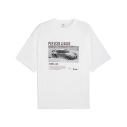 Puma Herren T-Shirt "Puma x PORSCHE LEGACY Graphic T-Shirt 2 Herren", wei&szlig;, Gr. XXL, clean, Obermaterial: 100% Baumwolle; Rippe: 29% Polyester, 71%