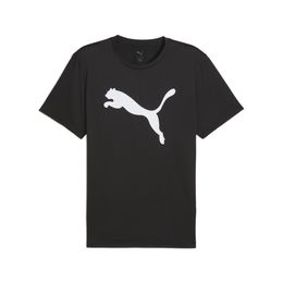 Puma Herren Trainingsshirt "TAD ESSENTIALS Einfarbiges T-Shirt mit Cat Logo Herren", schwarz, Gr. XL, Obermaterial: 100% Polyester, Shirts