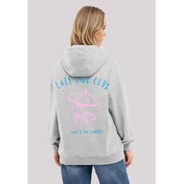 F4NT4STIC Damen Kapuzenpullover "Knut und Jan Scribble Logo", grau, Gr. XS, Obermaterial: 80% Baumwolle, 20% Polyester, Pullover, Osteee Kollektion,