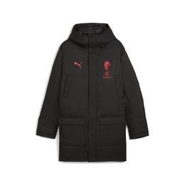 Puma Herren Parka "AC Milan Trainings-Winterjacke Herren", rot, Gr. M, Obermaterial: 100% Polyester; Futter: 100% Polyester; Taschenfutter: 100%