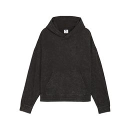 Puma Damen Kapuzenpullover "FUTURE.Puma.ARCHIVE Boxy Washed Hoodie Erwachsene", schwarz, Gr. L, 100% Baumwolle, Pullover