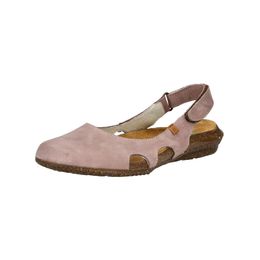 El Naturalista Damen Ballerina "El Naturalista Ballerinas Nubukleder", Gr. 42, rosa, Nubukleder, Schuhe
