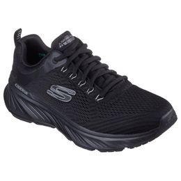 Skechers Herren Sneaker "EDGERIDE", Gr. 41, schwarz, Textil, Schuhe, Freizeitschuh, Trainingsschuh, Schnürschuh mit RELAXED FIT