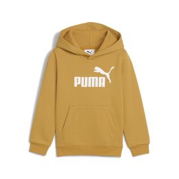 Kapuzenpullover Puma "ESS No. 1 Logo Fleece-Hoodie Jungen", Jungen, Gr. 104, gelb (archive gold gelb), Obermaterial: 66% Baumwolle, 34% Polyester; Kapuzenfutter: 100% Baumwolle; Rippe: 97% Baumwolle, 3% Elasthan, regular fit, Pullover