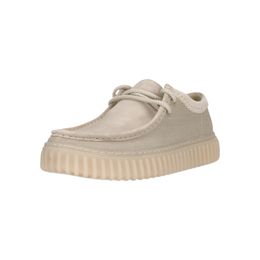 Clarks Herren Mokassin "Torhill Low", Gr. 41, wei&szlig;, Schuhe, mit markanter, gerippter Sohle