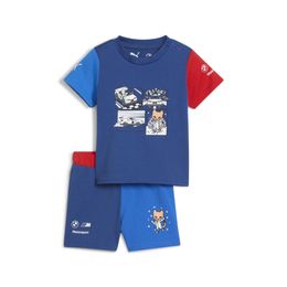 Puma Jungen Sportanzug "BMW M Motorsport Essentials Kurzarm-Set Kinder", blau, Gr. 80, Obermaterial: 100% Baumwolle, Sportanzüge