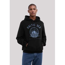 F4NT4STIC Herren Kapuzenpullover "Baltic Sea Knut und Jan", schwarz, Gr. XL, Obermaterial: 80% Baumwolle, 20% Polyester, Pullover, Osteee Kollektion,
