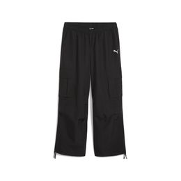 Puma Damen Sporthose "FUTURE.Puma.ARCHIVE Extreme Cargohose Erwachsene", schwarz, Gr. M, unifarben, Obermaterial: 100% Polyester; Seitentasche &ndash;