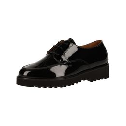 Paul Green Damen Schn&uuml;rschuh "Paul Green Halbschuhe Leder", Gr. 43, schwarz, Leder, Schuhe