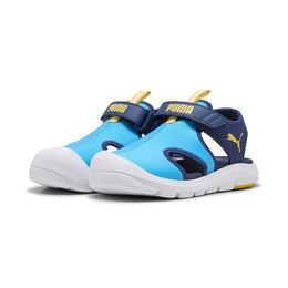 Puma Kinder Sandale "Fun Racer Sandalen Kinder", Gr. 32speed blau pel&eacute; gelb, Obermaterial: Synthetik, Textil; Futter: Textil; Innensohle: Synthetik;