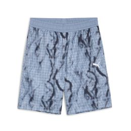 Puma Kinder Shorts "TRAIN ALL DAY Essentials Shorts Jungen", blau, Gr. 116, Obermaterial: 100% Polyester; Taschenfutter: 100% Polyester, Hosen