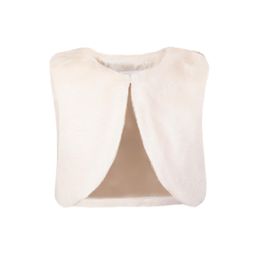 happy girls Jungen Pl&uuml;schweste, beige, Gr. 122, unifarben, Pl&uuml;sch, Obermaterial: 100% Polyester, Westen