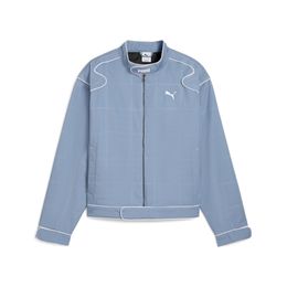 Puma Damen Allwetterjacke "FUTURE.Puma.ARCHIVE Racer Jacke Erwachsene", blau, Gr. XS, Obermaterial: 60% Baumwolle, 40% Polyester; Futter: 100%