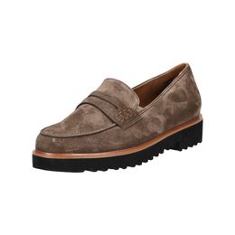 Paul Green Damen Slipper "Paul Green Slipper Veloursleder", Gr. 40,5, braun, Veloursleder, Schuhe