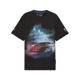 Puma Herren T-Shirt "BMW M Motorsport Car Graphic T-Shirt Herren", schwarz, Gr. M, bedruckt, Obermaterial: 100% Baumwolle; Rippe: 71% Baumwolle, 29%