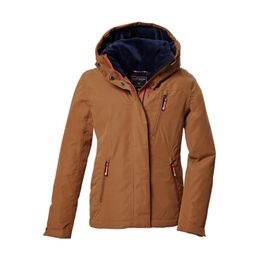 Killtec Jungen Funktionsjacke "KOW 356 GRLS JCKT", braun, Gr. 176, Obermaterial: 88% Polyester, 12% Baumwolle;Futter: 100% Polyester;F&uuml;llung: 100%