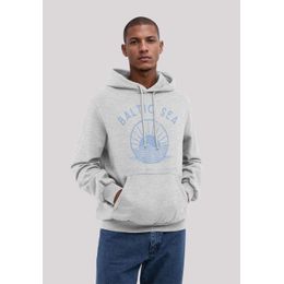 F4NT4STIC Herren Kapuzenpullover "Baltic Sea Knut und Jan", grau, Gr. XL, Obermaterial: 80% Baumwolle, 20% Polyester, Pullover, Osteee Kollektion,