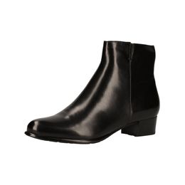 Everybody Damen Ankleboots "Everybody Stiefelette Glattleder", Gr. 38,5, schwarz, Glattleder, Schuhe